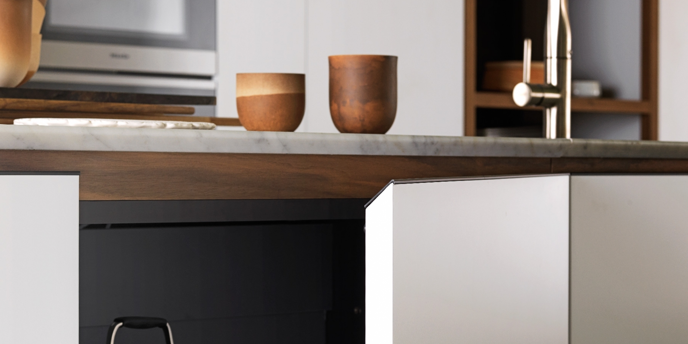 Forma Mentis Laccato Opaco Bianco Ghiaccio - Valcucine Frankfurt